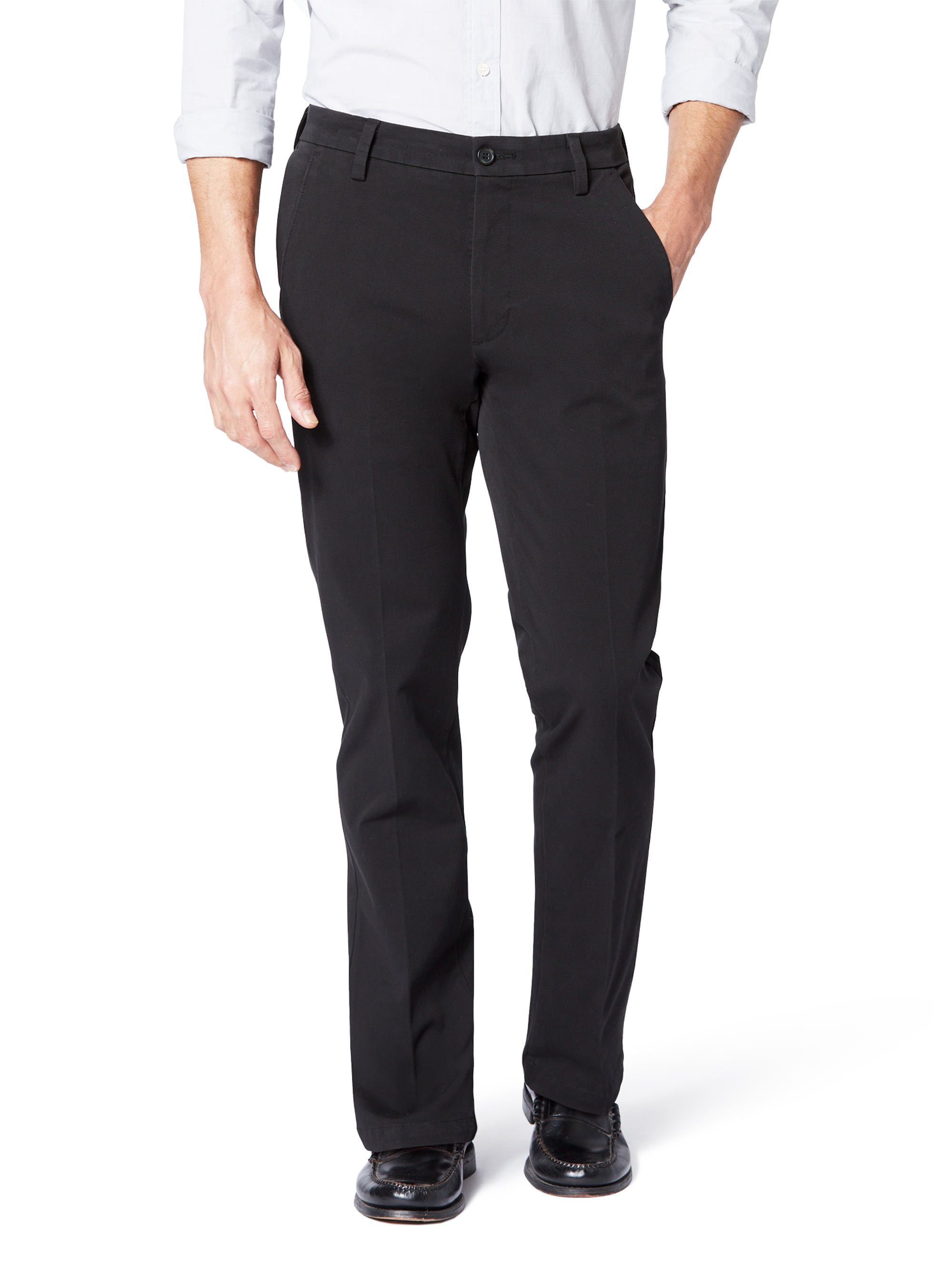 Smart 360 Flex Ultimate Chino Workday, Siyah Pantolon